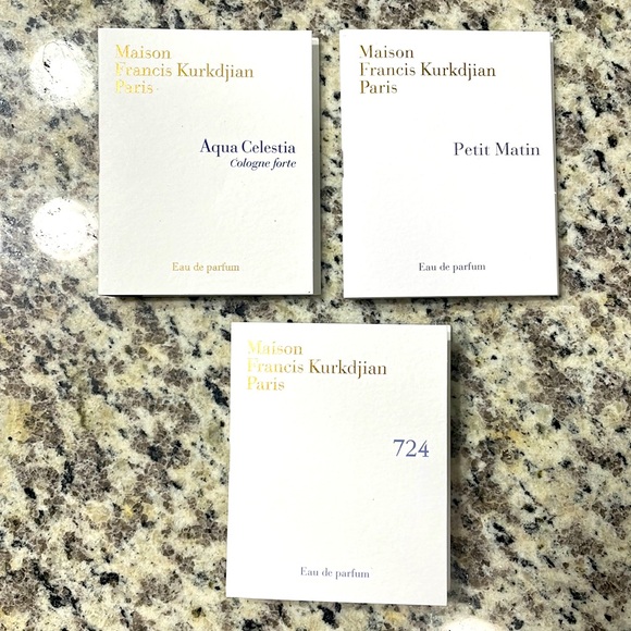 Maison Francis Kurkdjian | Makeup | New Assorted Samples By Maison ...